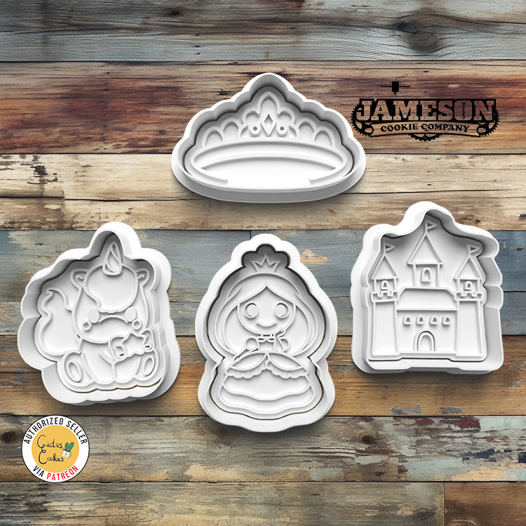 PRINCESS THEME - CUTTER + STAMP – Jameson Cookie Company