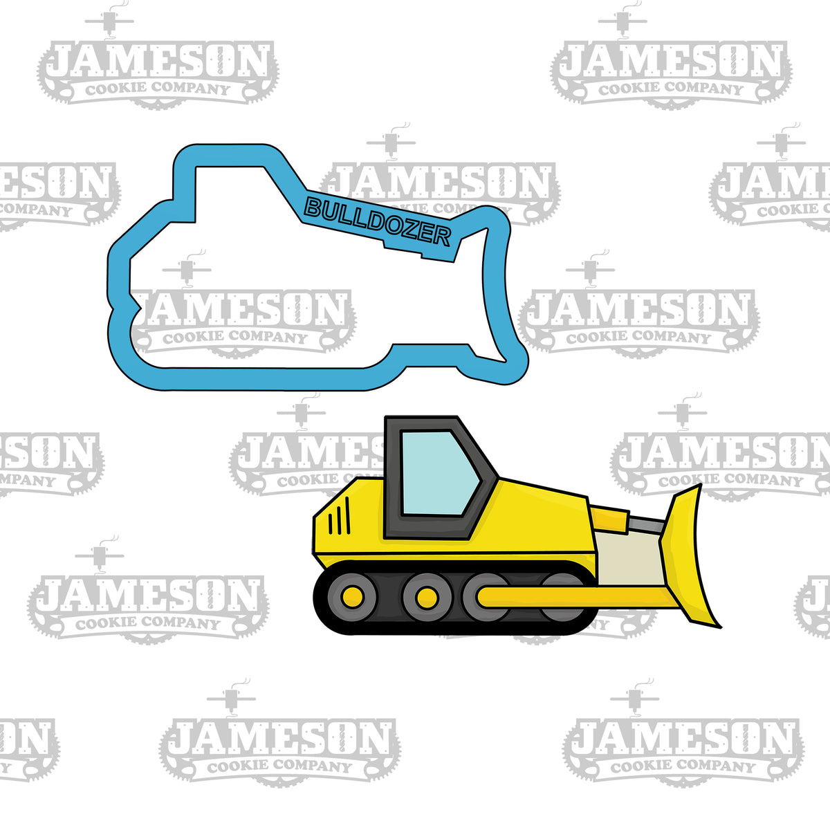 Bulldozer Cookie Cutter - Construction Theme Birthday Party – Jameson ...