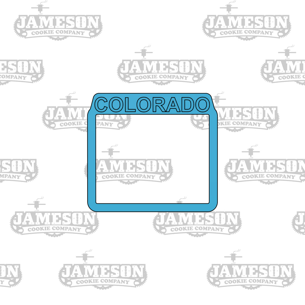 Colorado State Shape Cookie Cutter – Jameson Cookie Company