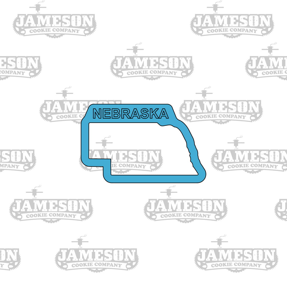 Nebraska State Shape Cookie Cutter – Jameson Cookie Company